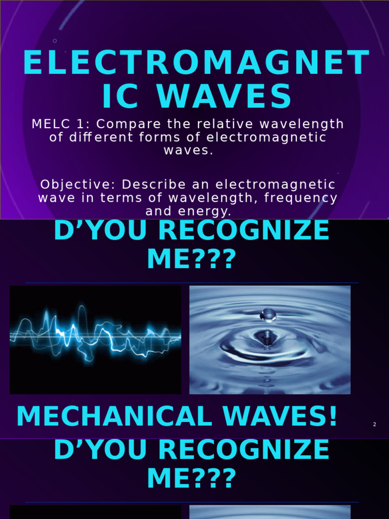 Electromagnetic Waves Explained | PDF | Waves | Electromagnetic Radiation