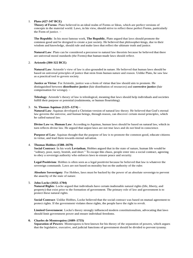 Philosophers (1) | PDF | Natural Law | Social Contract