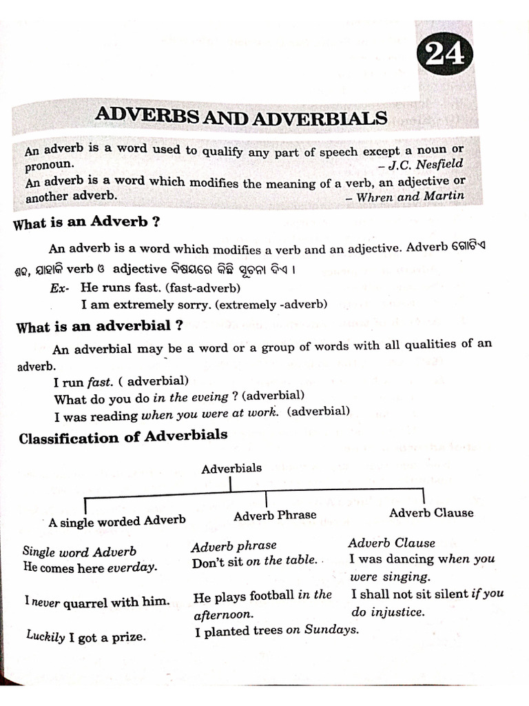Adverb - and - Adverbials 24 | PDF