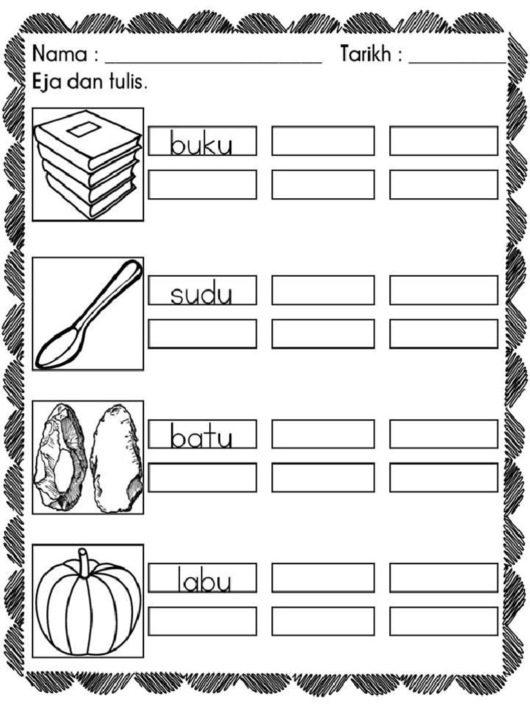 eja dan tulis kvkv 3 | PDF