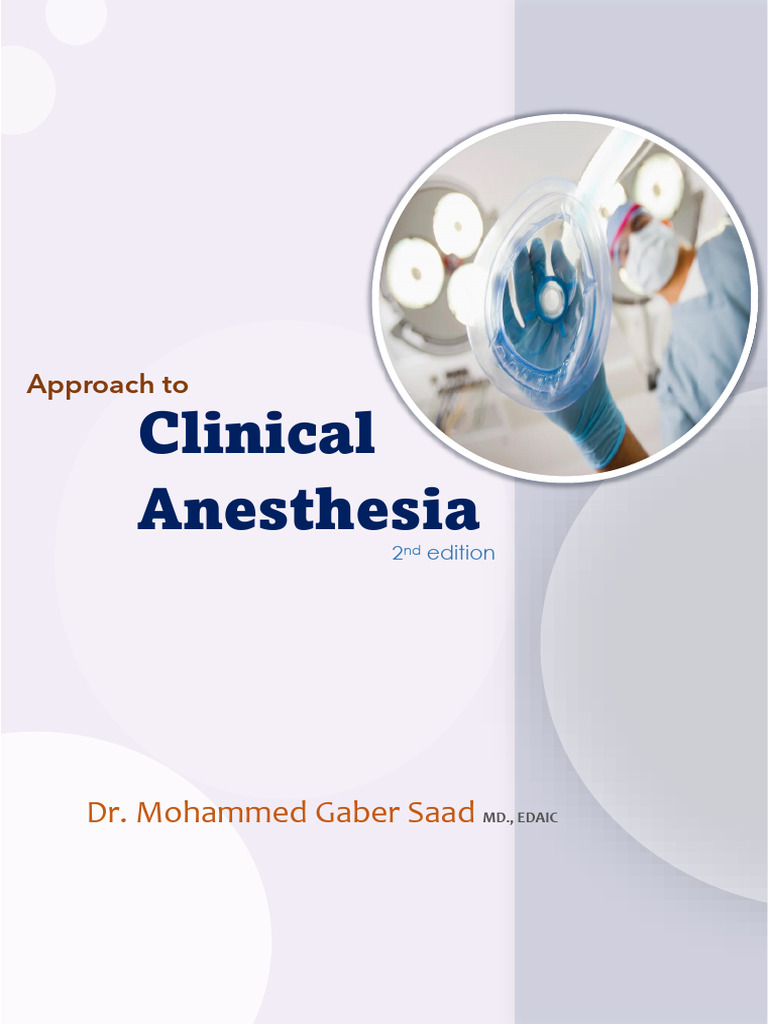 Approach to Clinical Anesthesia 2nd Edition | PDF | Anesthesia | Heart