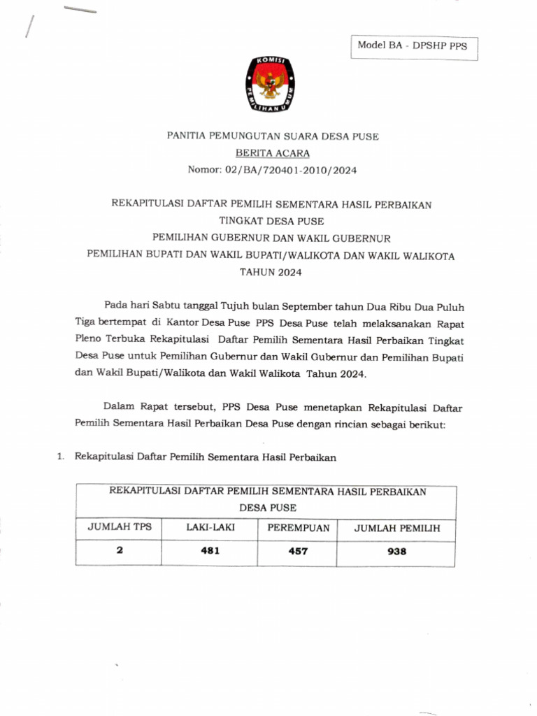 BA Pleno DPSHP Puse | PDF