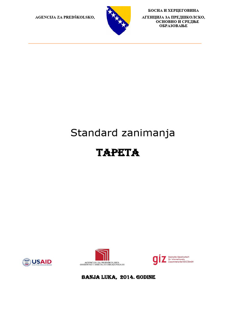 Standard S TAPETAR B | PDF