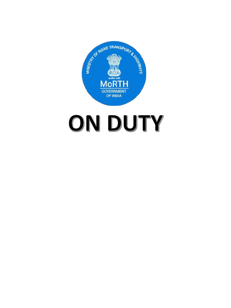 On Duty | PDF