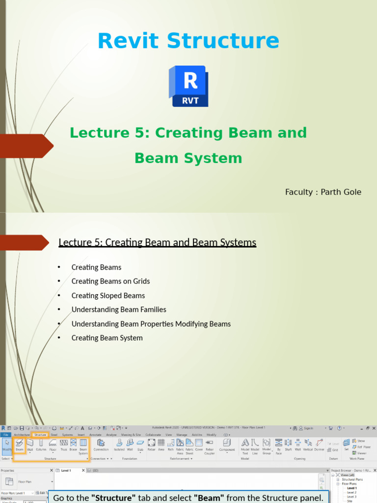 05 - Creating Beam and Beam Systems | PDF | Technology & Engineering