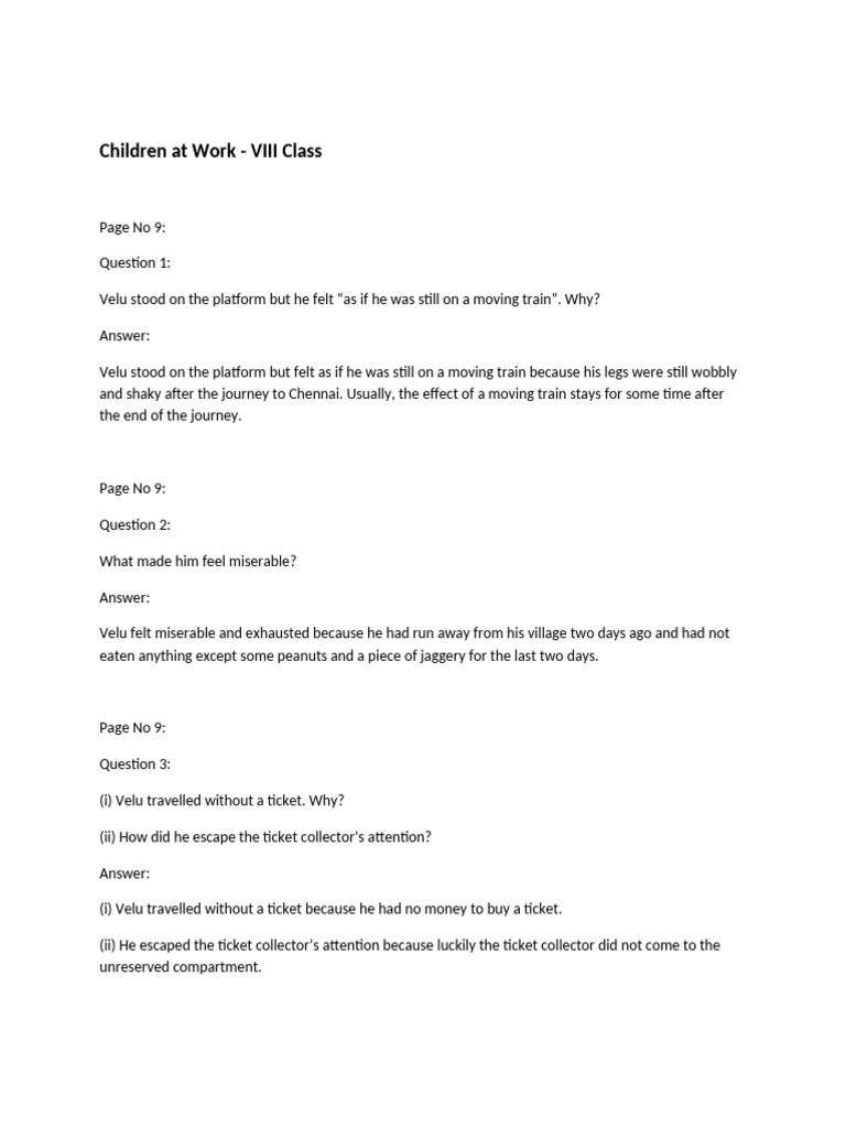 Children at Work | PDF