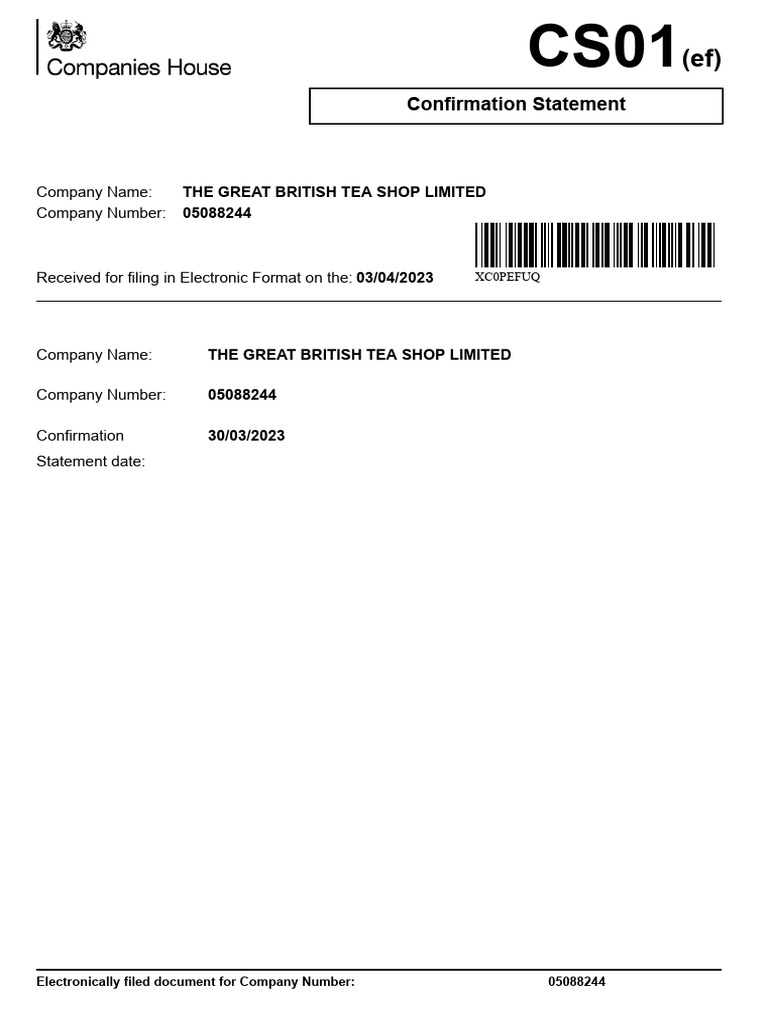 cs01 2023-04-03 | PDF | Business | Finance & Money Management