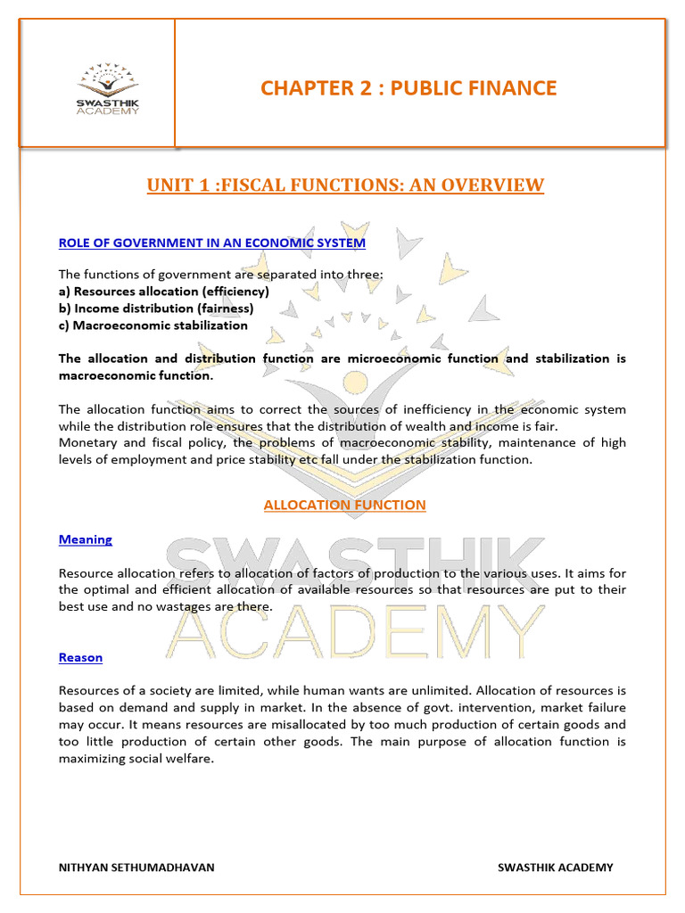 (1621788764)Chapter_2_unit_1_pdf | PDF | Fiscal Policy | Macroeconomics