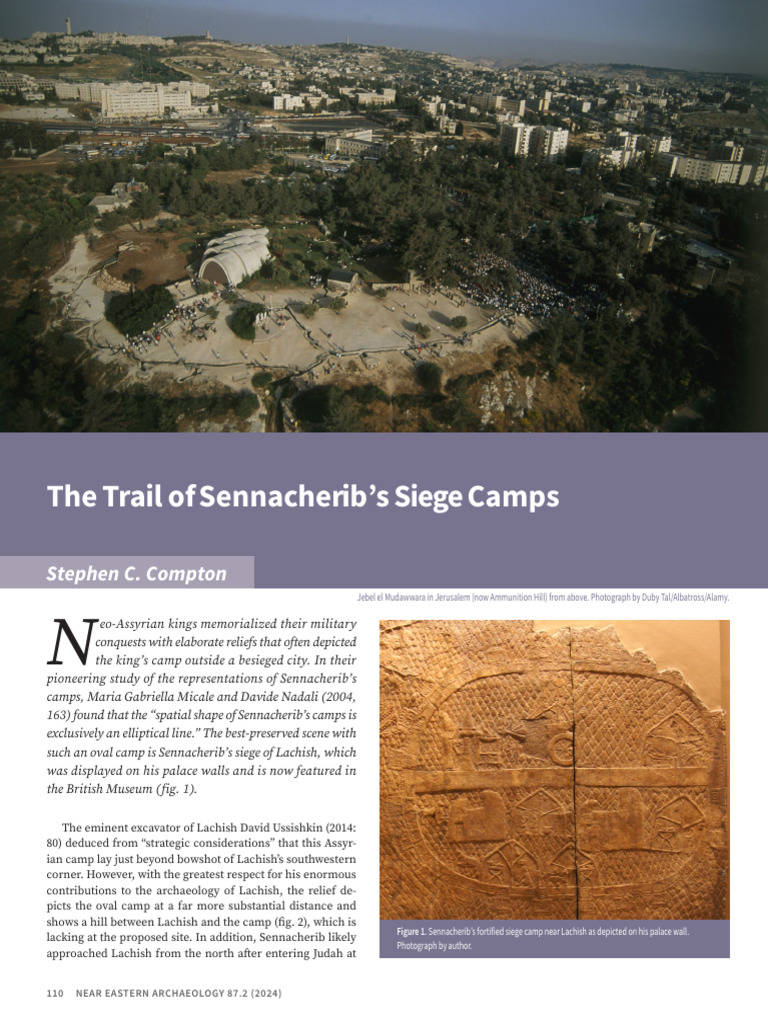 The Trail of Sennacherib's Siege Camps | PDF | Kingdom Of Judah
