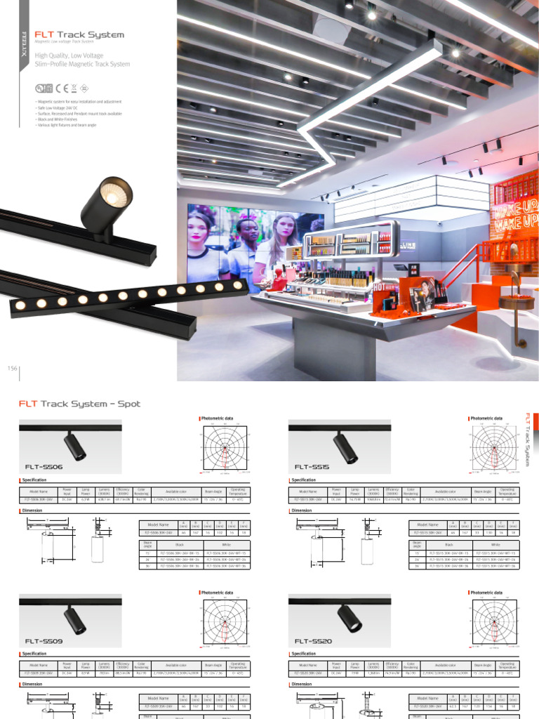 FLT - Track - System - Product Sheet | PDF | Manufactured Goods ...