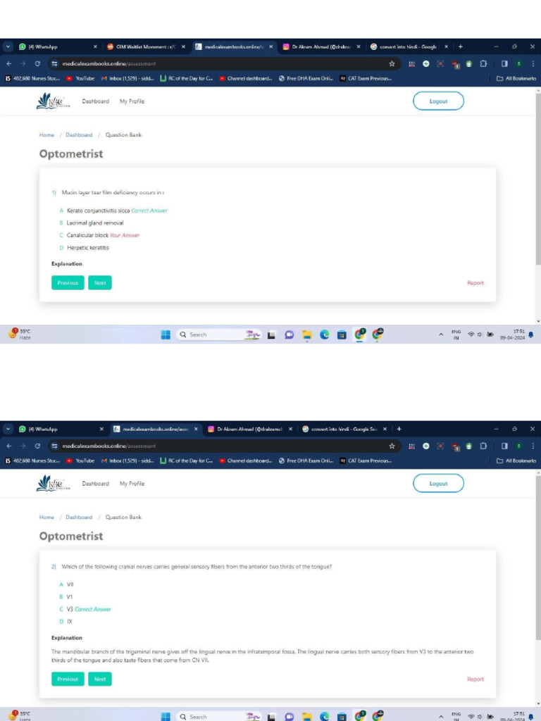 Ocanz 100 Ques | PDF