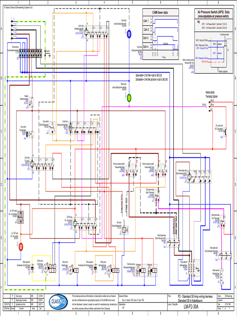 LM-P2-30A - Wiring Diagram - Rev F | PDF | Electricity | Tools