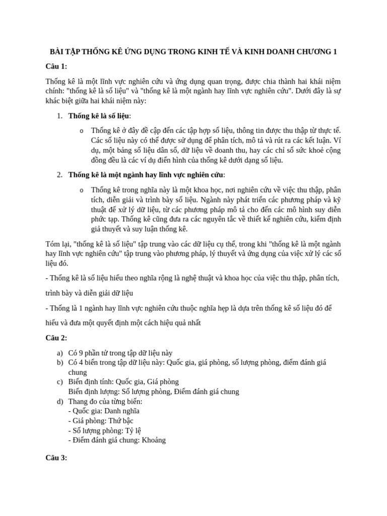 BT Nhà Chương 1 TKUD | PDF