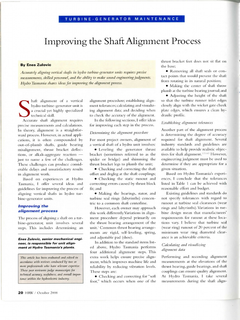 Shaft Alignment | PDF