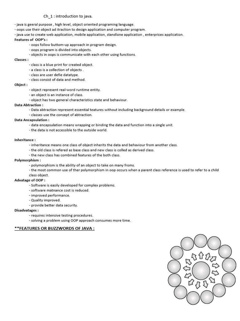 Oopch1 Pdf Class Computer Programming Java Programming Language 9738