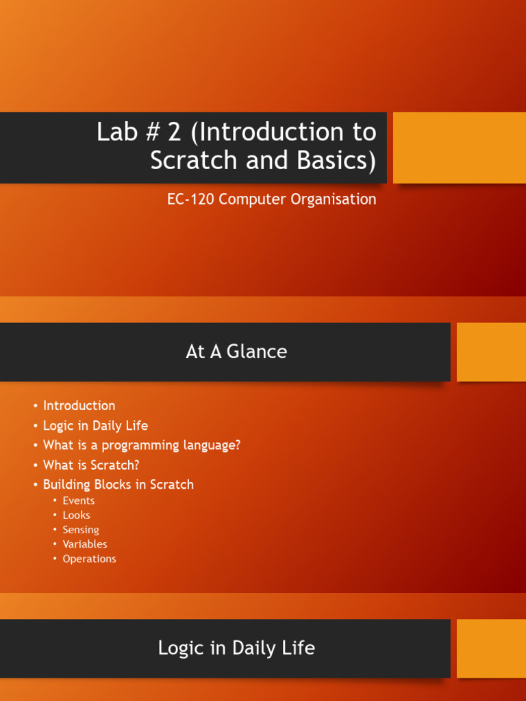 Lab # 2 | PDF | Scratch (Programming Language) | Variable (Computer ... Lab # 2 | PDF | Scratch (Programming Language) | Variable (Computer ...