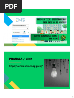 Langkah Pengisian Emis 4.0 Tingkat Pesantren (Menu Kelembagaan) | PDF