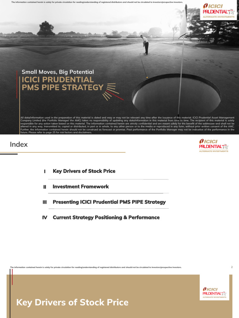 Icici Pru Pms Pipe Strategy Presentation September 2024 | PDF | Price ...