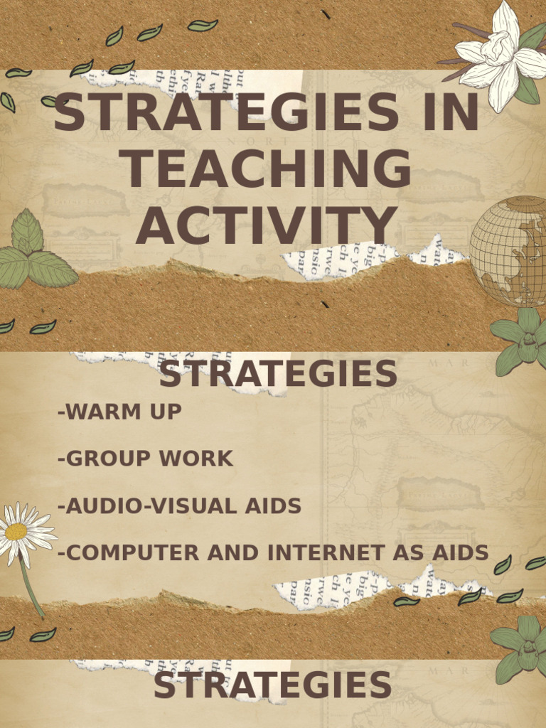 STRategies in Teaching Activity | PDF
