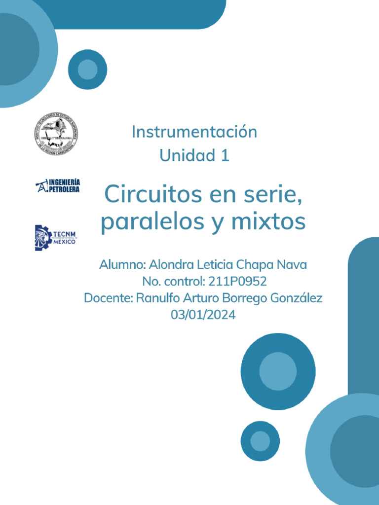 Cálculo de Resistencias en Circuitos | PDF | Métodos y materiales de ...