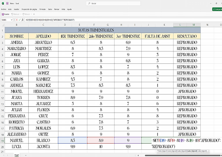 Tarea de Excel Prasdo | PDF