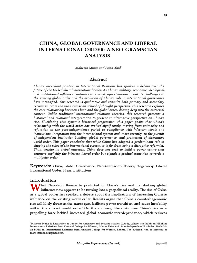 China and Governance Issues | PDF | Governance | China China and Governance Issues | PDF | Governance | China