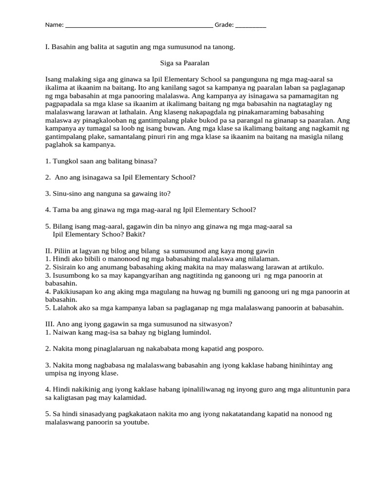 Q3 Grade 5 Activity Sheets Week4 | PDF | Atmosphere Of Earth | Waste
