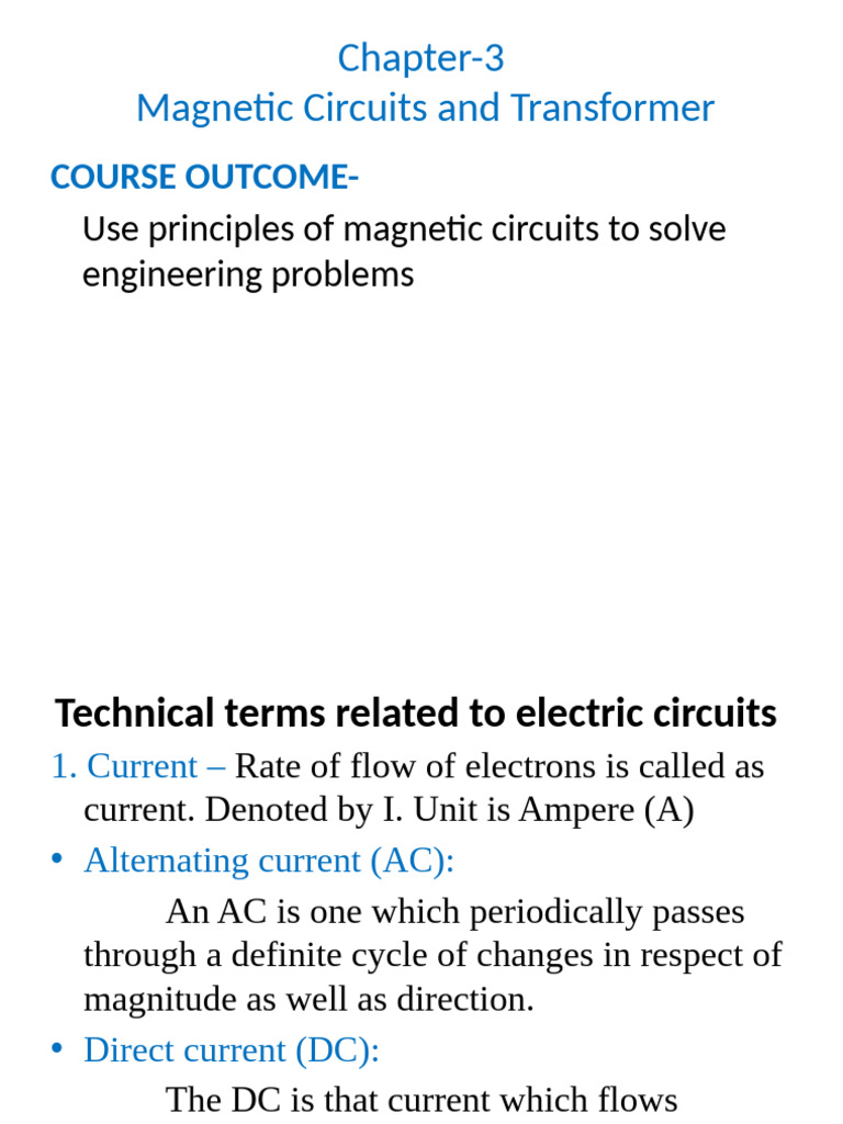 Magnetic Circuits and Transformers Explained | PDF | Electromagnetic ...