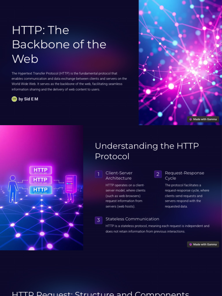 HTTP The Backbone of The Web | PDF | Networking | Internet & Web