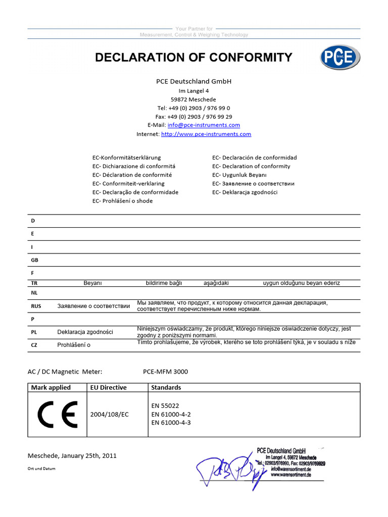 pce-mfm-3000-ce-certificate | PDF