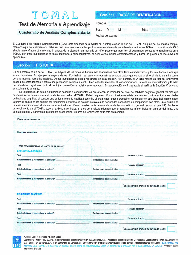 Protocolo Tomal | PDF