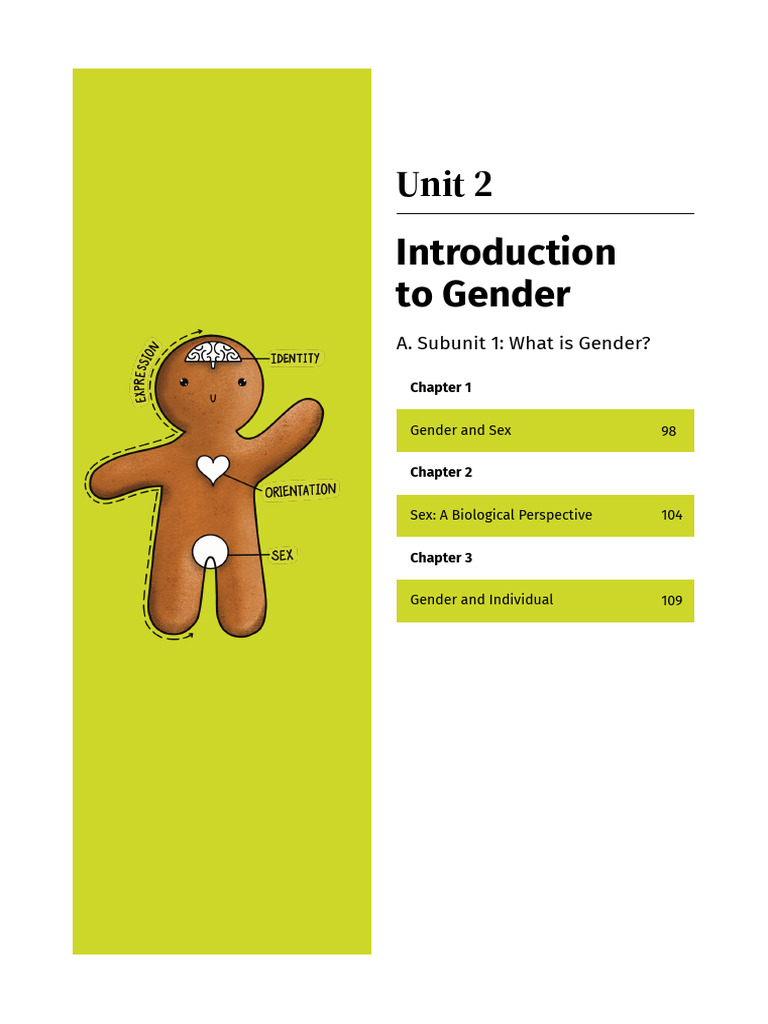 IDS - Unit 2 - Subunit 1 - Student Handbook - 5 Sessions (1 To 5) | PDF | Gender | Gender Studies