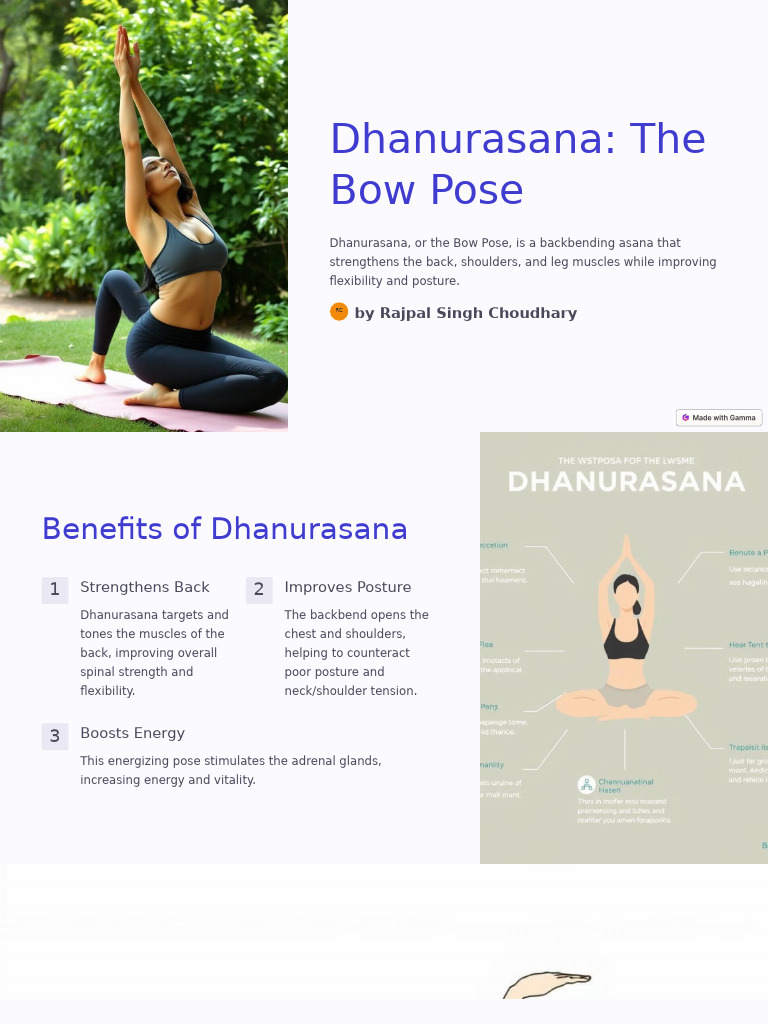 Dhanurasana The Bow Pose 2 | PDF | Foot