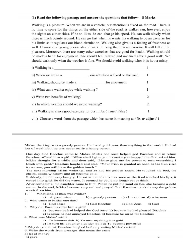 Gr6-Comprehension Passage | PDF