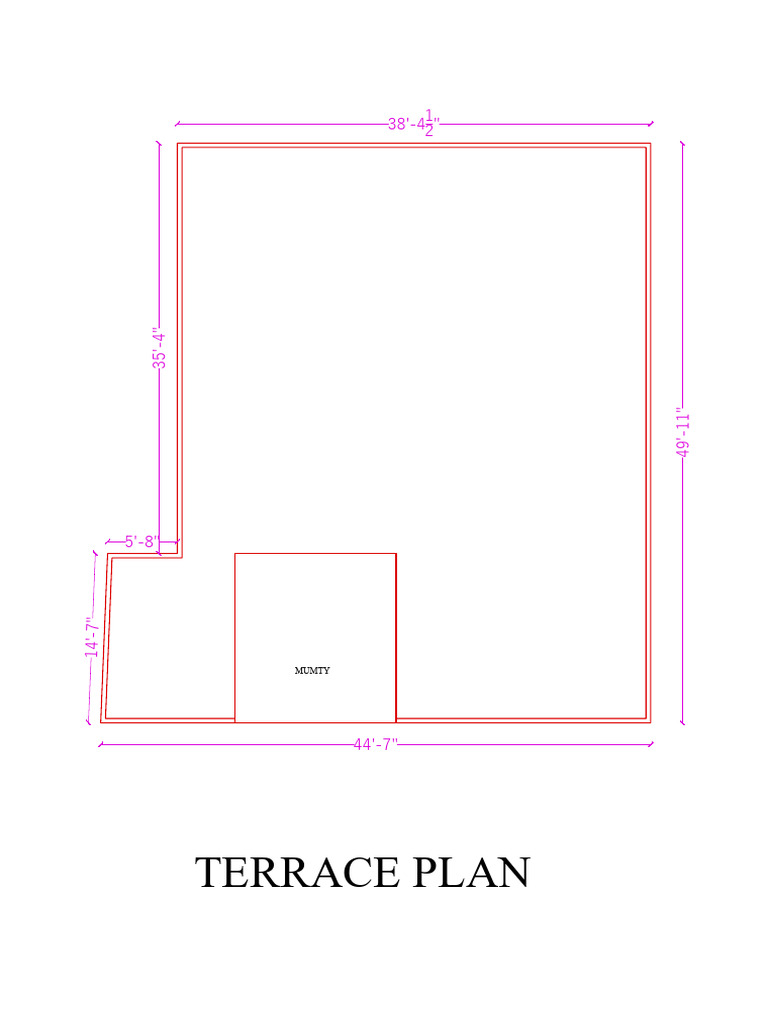 Terrace Plan | PDF