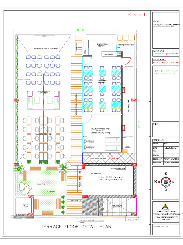 5thsite Terrace Floor Plan | PDF | Civil Engineering | Building