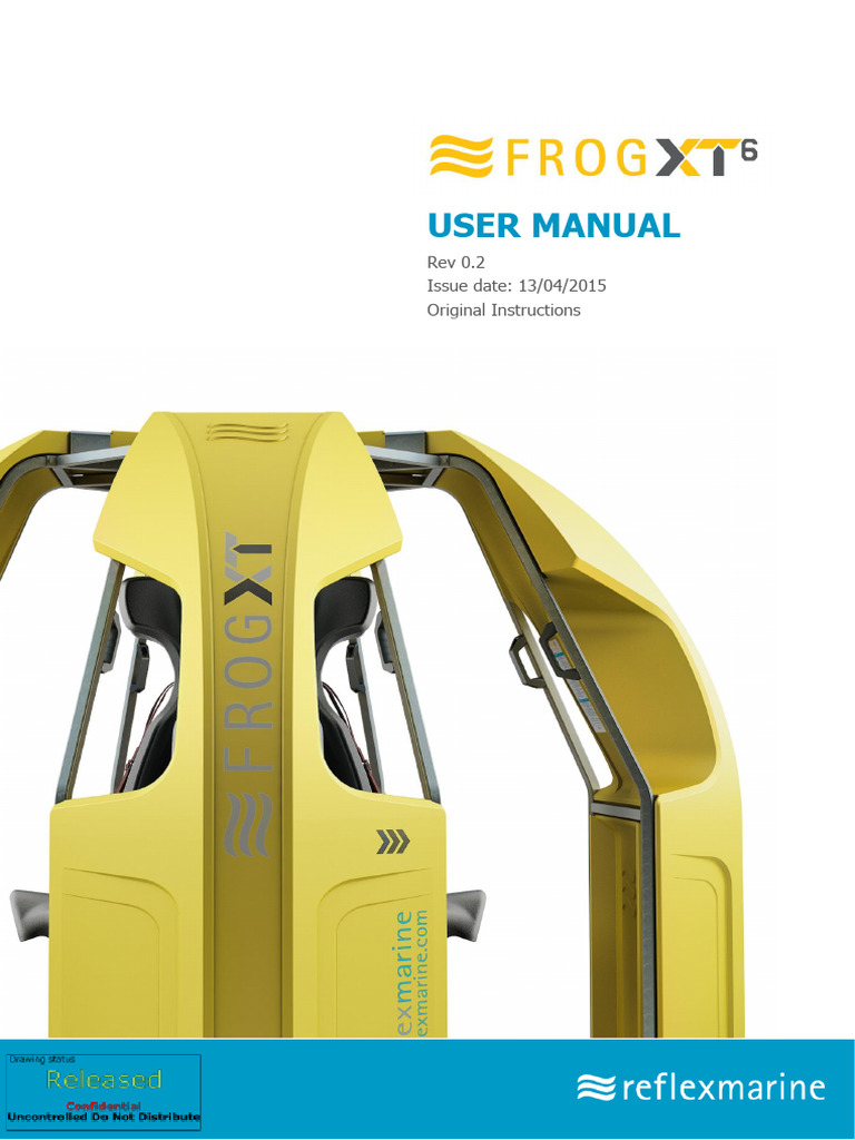 FROG-XT6 Personnel Carrier Manual | PDF | Crane (Machine)