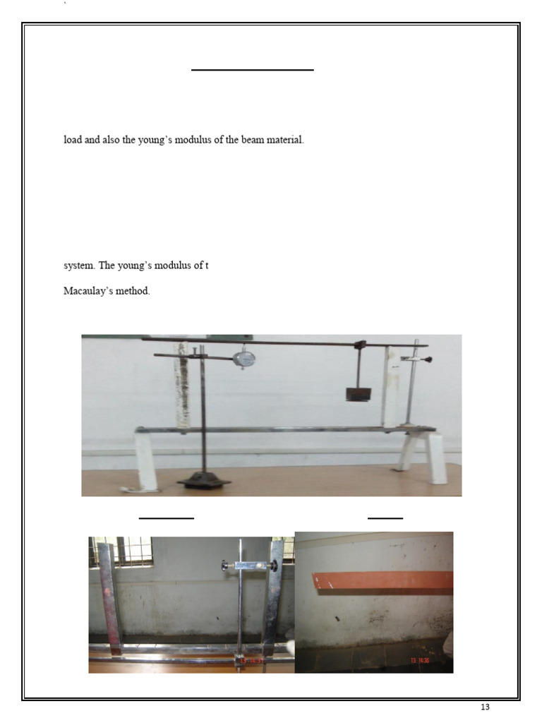 deflection test on ssb | PDF | Beam (Structure) | Strength Of Materials