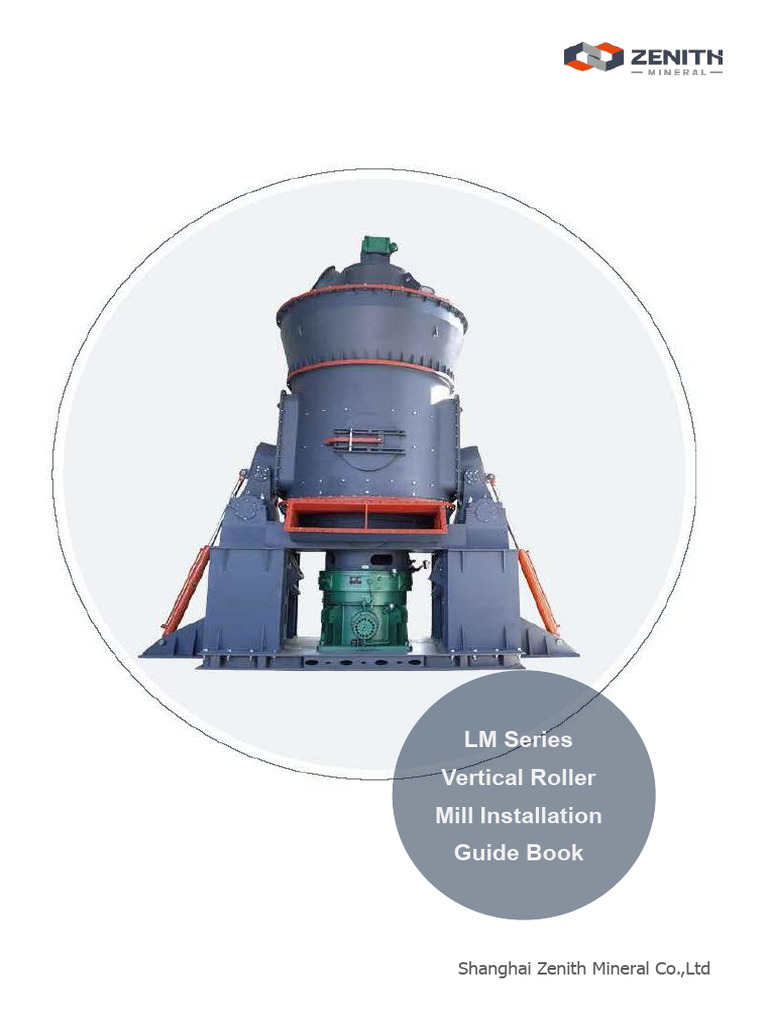 LM Series Vertical Roller Mill Installation Guide Book(New) | PDF ...