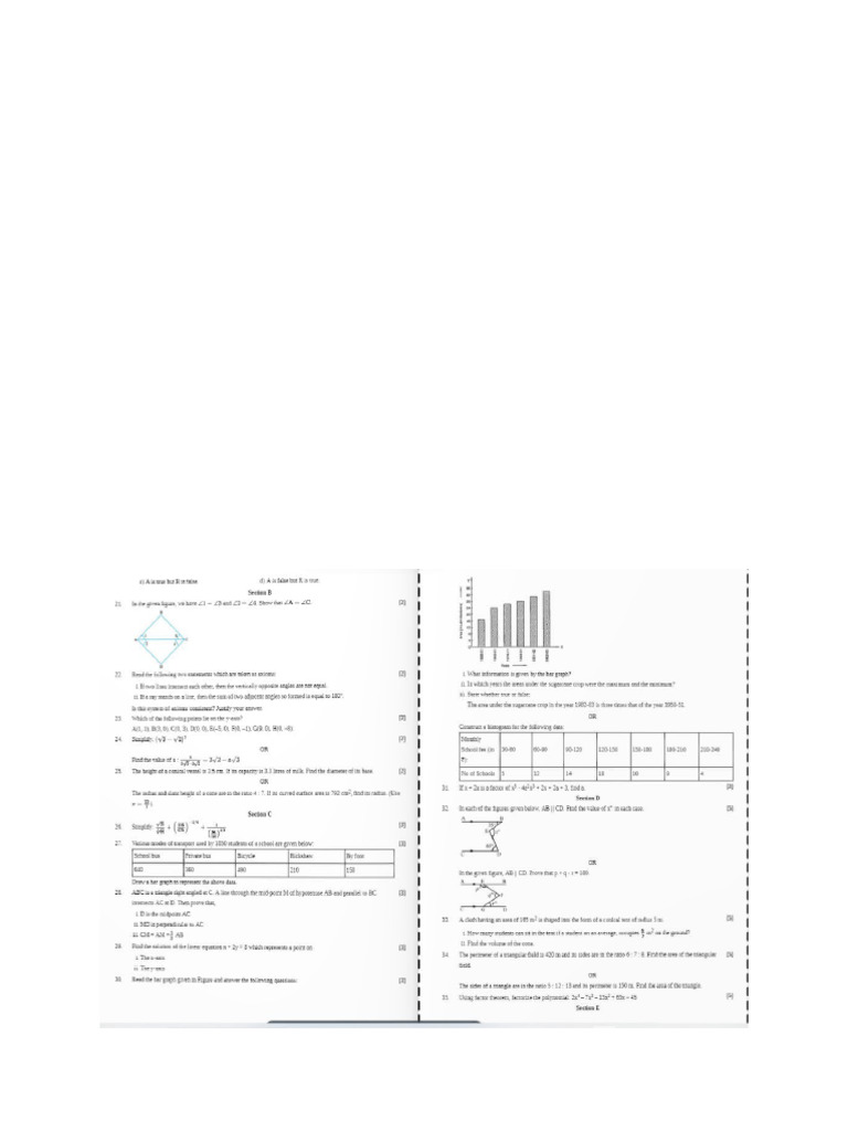 9th Maths Cbse | PDF