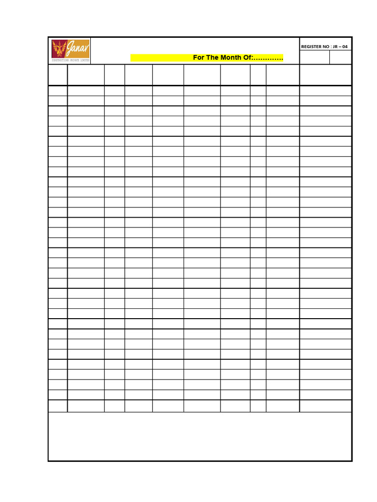 JR N9 Man Hours Calculation Format | PDF