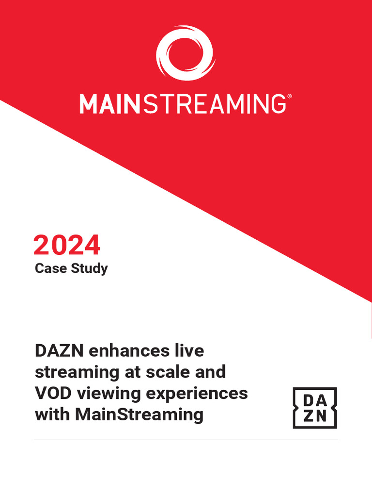 DAZN Case Study MainStreaming | PDF | Computing