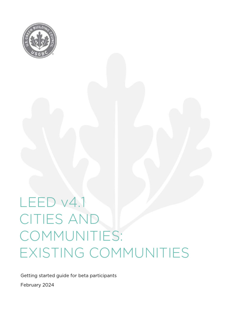 LEED_v4.1_LFC_Existing_Communities_Beta_Guide_Feb_2024 | PDF | Green ...