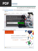 Obtaining and Activating A FREE Microsoft Project License - 2025 | PDF