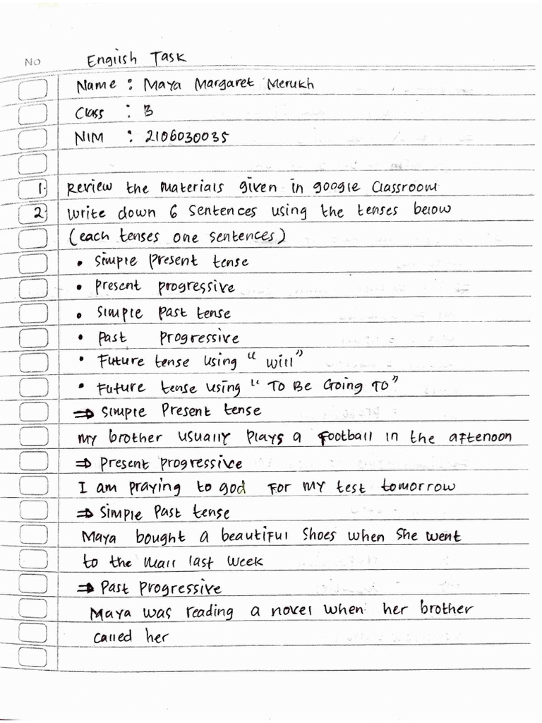 English Task - Maya Margaret Merukh | PDF