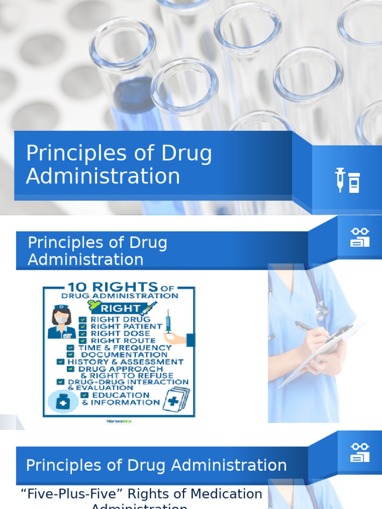 Five Rights of Drug Administration | PDF | Intravenous Therapy ...