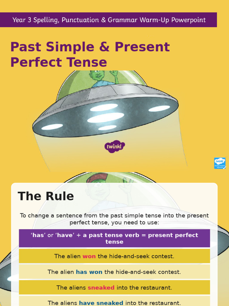 t2 e 3954 Year 3 Past Present Perfect Tense Warmup Powerpoint Ver 8 ...