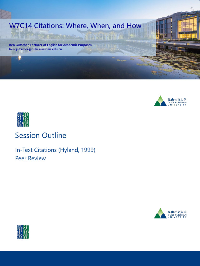 Understanding Academic Citations | PDF | Citation | Knowledge