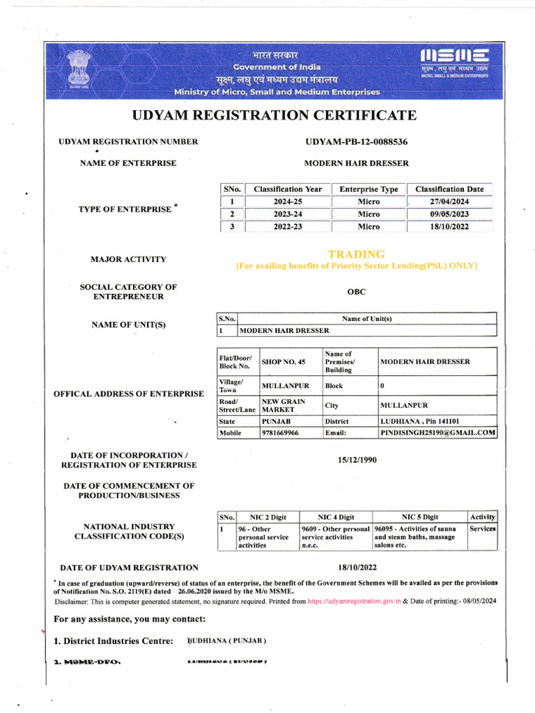 Business Registration | PDF