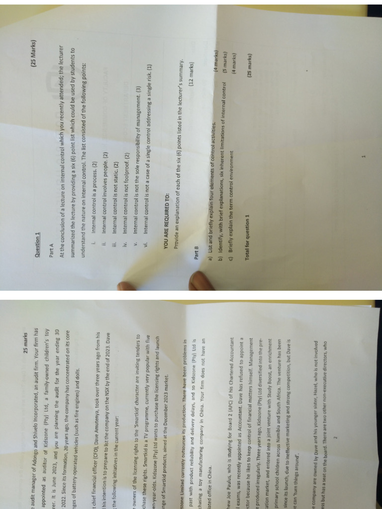 Auditing Test 2 | PDF